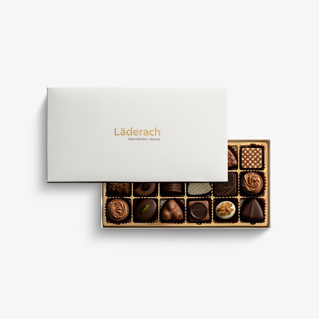 Praline Classic Box 18pcs - Laderach Kuwait