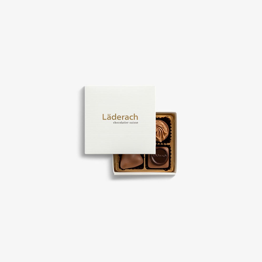 Pralines Classic Box 4pcs - Laderach Kuwait